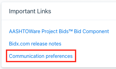 Bidx.com® | Account settings and services – Infotech