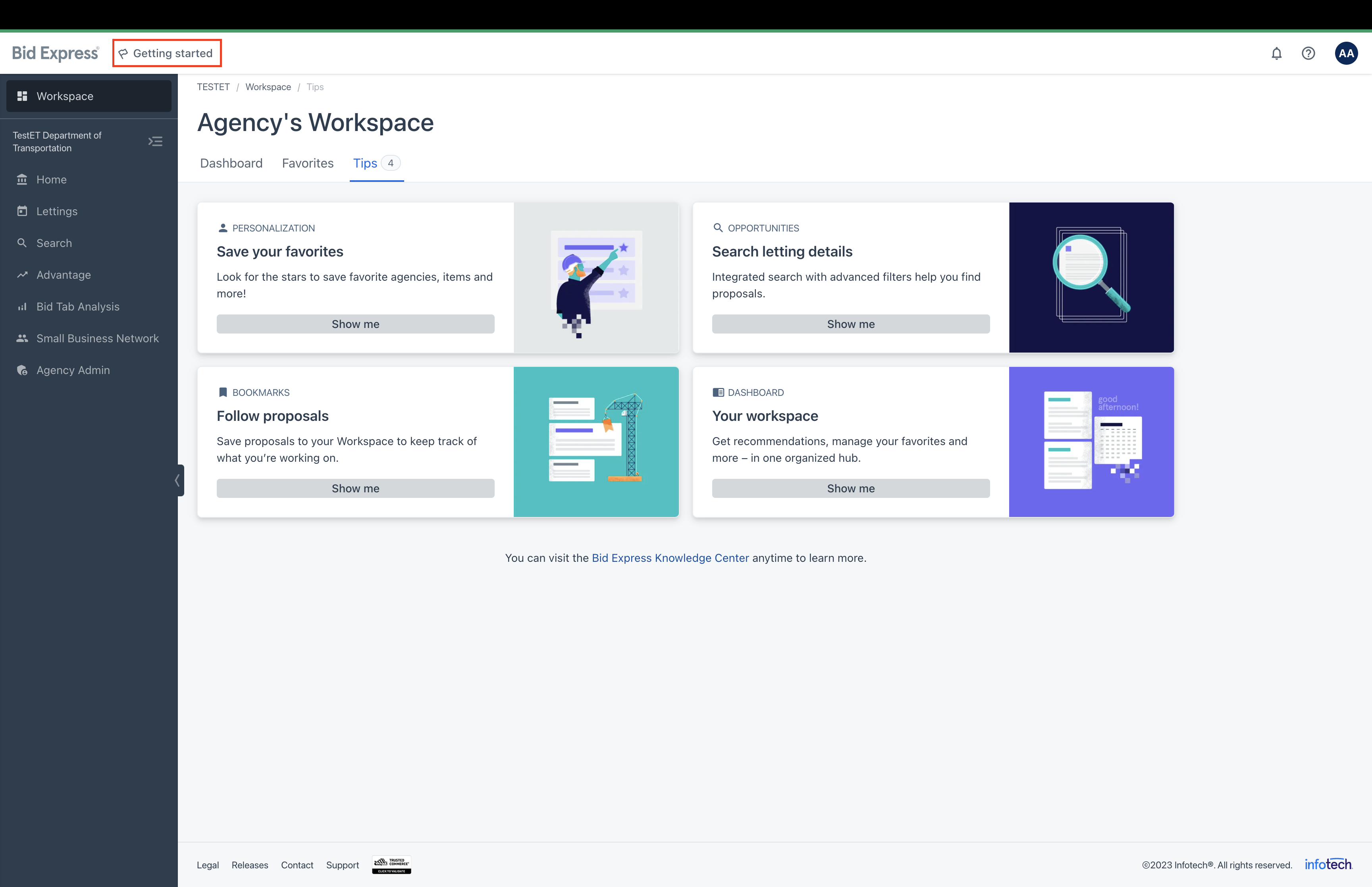 Bidx.com | Helpful tips – Infotech