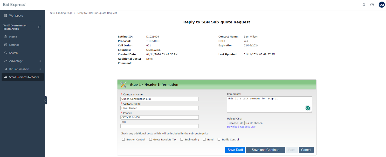 Bidx.com | Small Business Network® – Infotech