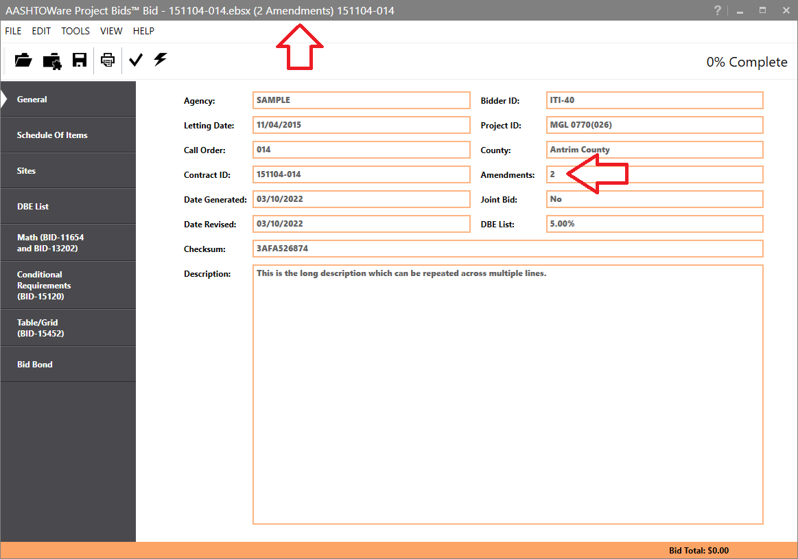 Bidx.com | Amendment file download and attachment – Infotech