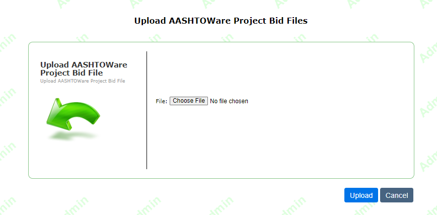 Bidx Administration | AASHTOWare Project Bids – Infotech