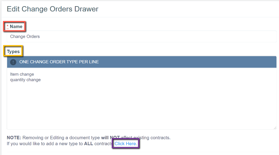 Drawer setup in the Doc Express® service – Infotech
